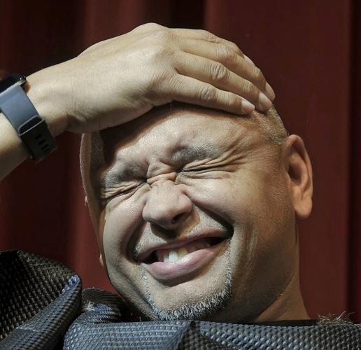 Bald Auld: Logan High principal gets head shaved after food drive ...