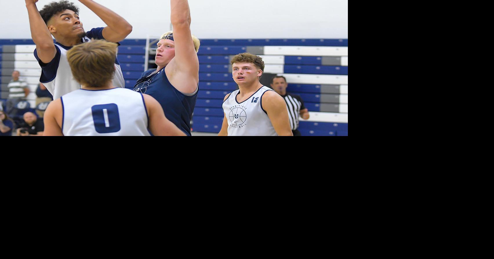 USU men’s basketball: Aggies begin European trip with blowout win | USU Sports | hjnews.com