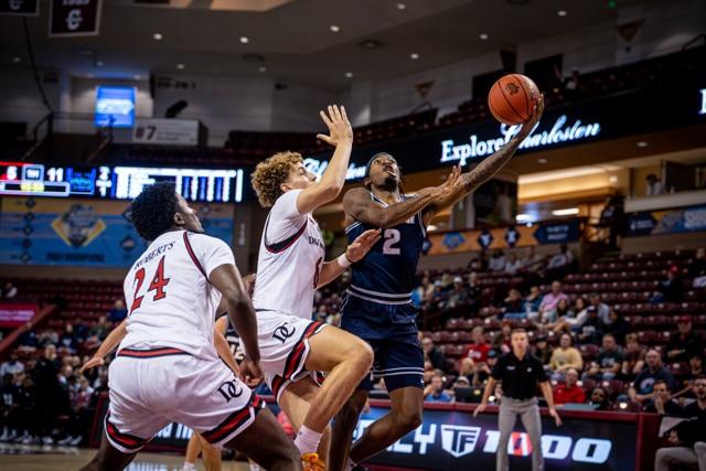 USU men’s basketball: Collins leads Aggies with career night in ...