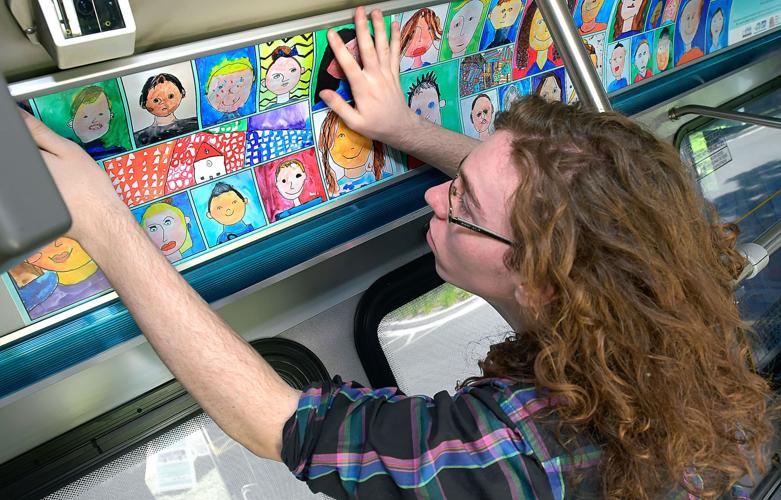 Creative characters 'Share the Air' on Art in Transit bus | Allaccess ...
