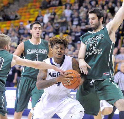 Photo Gallery: Utah State-Adams State Basketball | Multimedia | hjnews.com