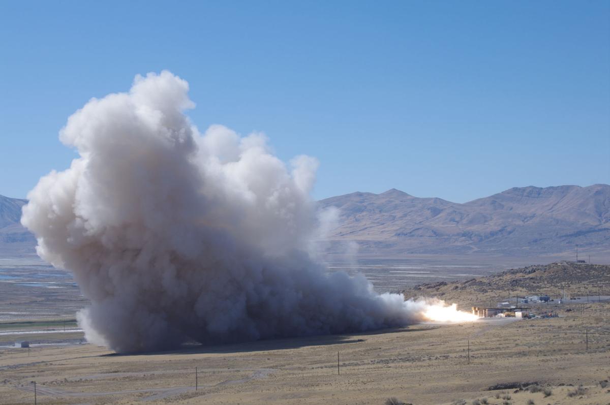 Northrop Grumman tests new motor at Promontory site | Tremonton Leader ...
