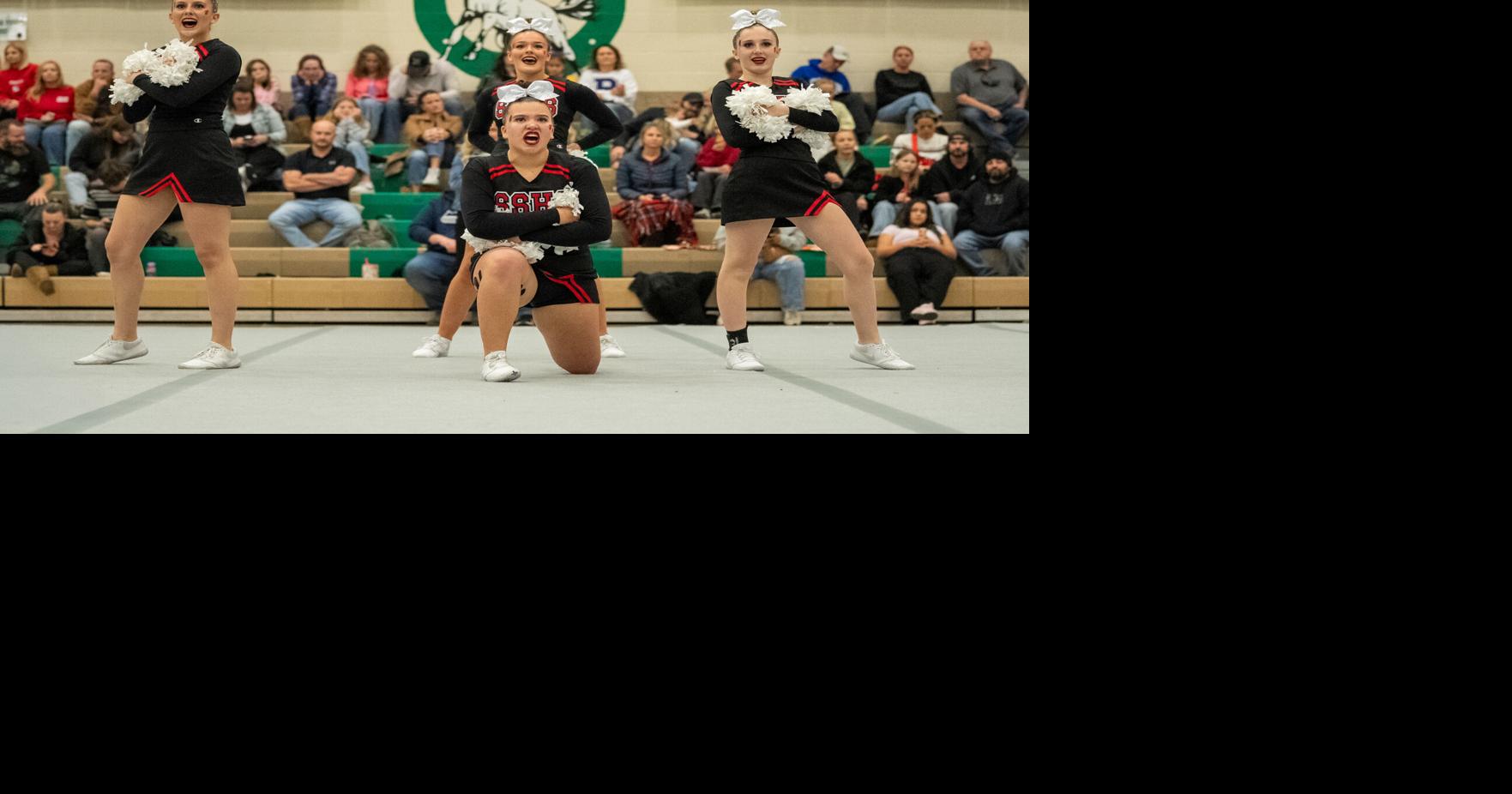 Photos of the Soda Springs cheerleading team at the Stampede Showdown ...