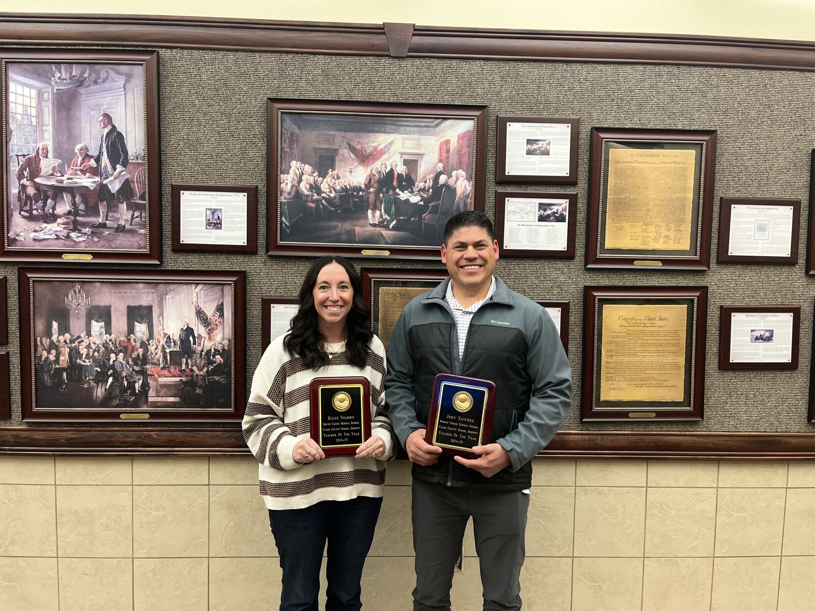 Three teachers of the year recognized and North Cache Middle School ...