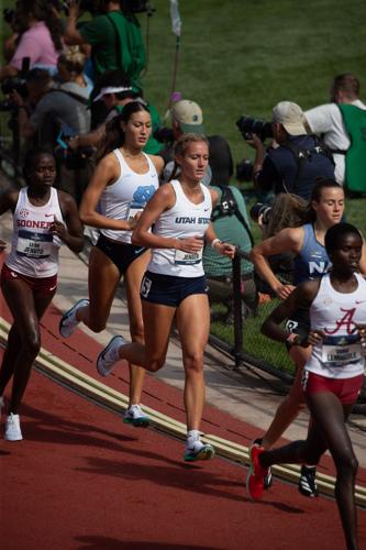 USU track & field: Jensen destroys own school record, advances to ...