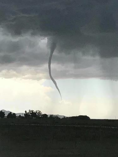 tornado clouds forming