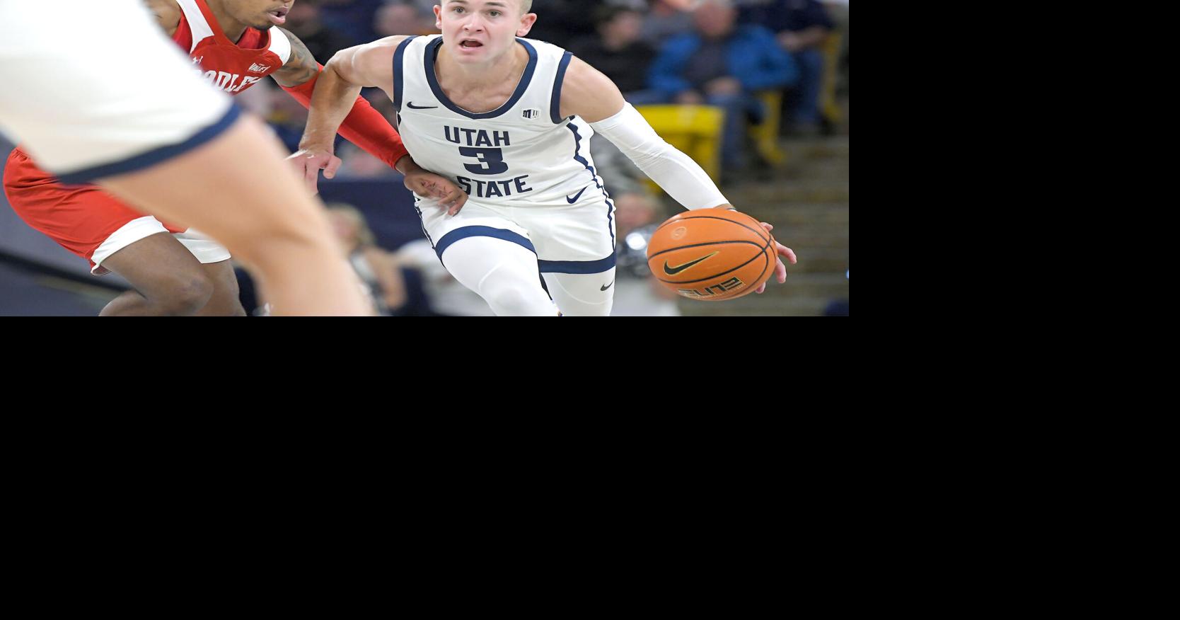 USU men's hoops: Aggies roll past Bradley in Spectrum | USU Sports ...