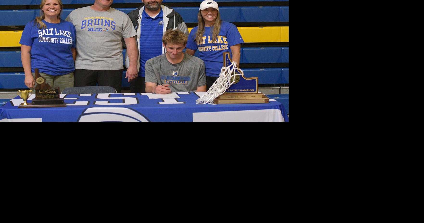 Reggie Larsen signs to play ball for SLCC | Preston Citizen | hjnews.com