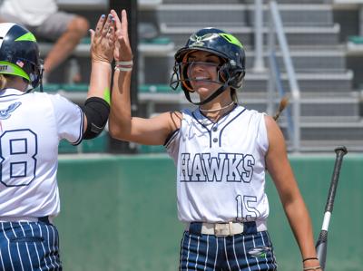 Prep softball: Riverhawks take first game in 4A championship series ...