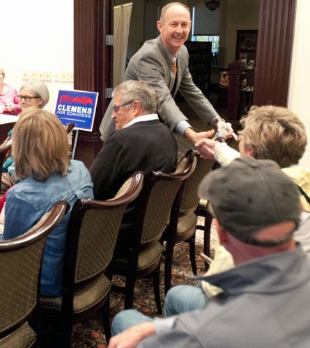 Congressional Democratic candidate Clemens visits Logan for listening ...