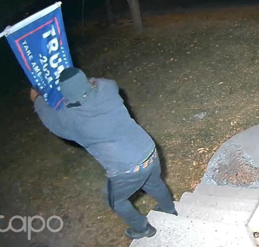 LCPD searches for person who vandalized American and Trump flags ...