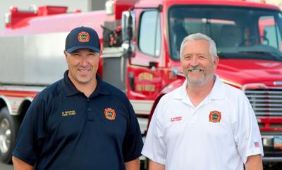 Passing the (unlit) torch: County Fire Chief welcomes successor ...