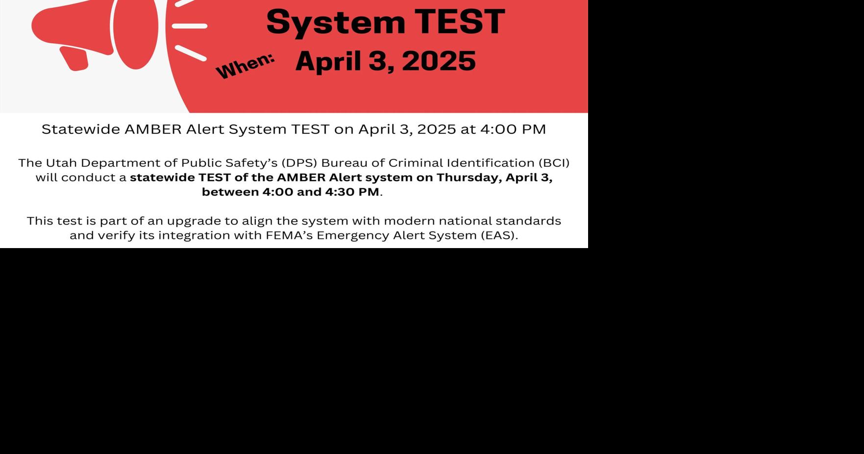 Amber Alert test coming Thursday | Local News | hjnews.com