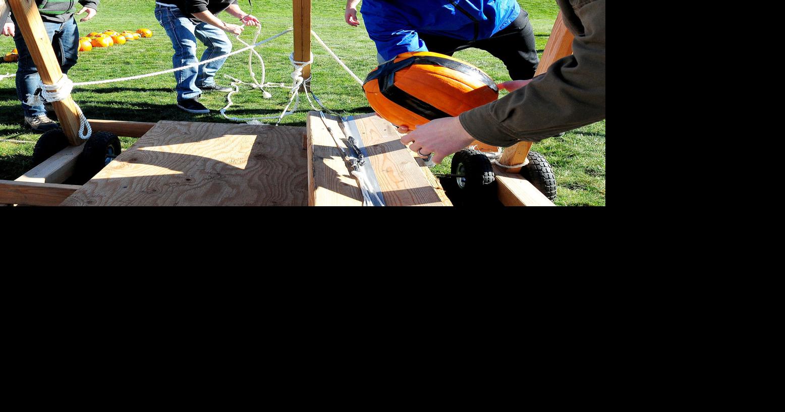 Tossing pumpkins: USU engineers put on annual Pumpkin Toss | Allaccess ...