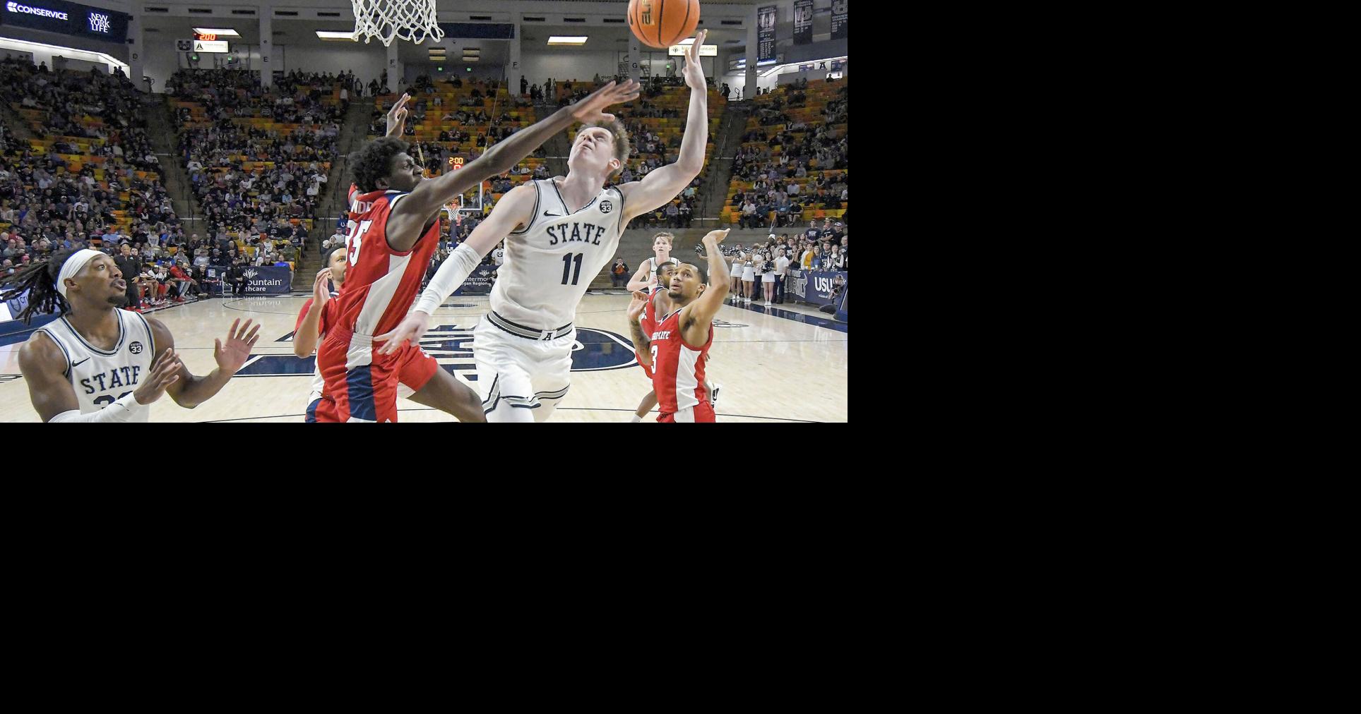 USU men’s basketball: Aggies came out on top in low-scoring game | USU ...