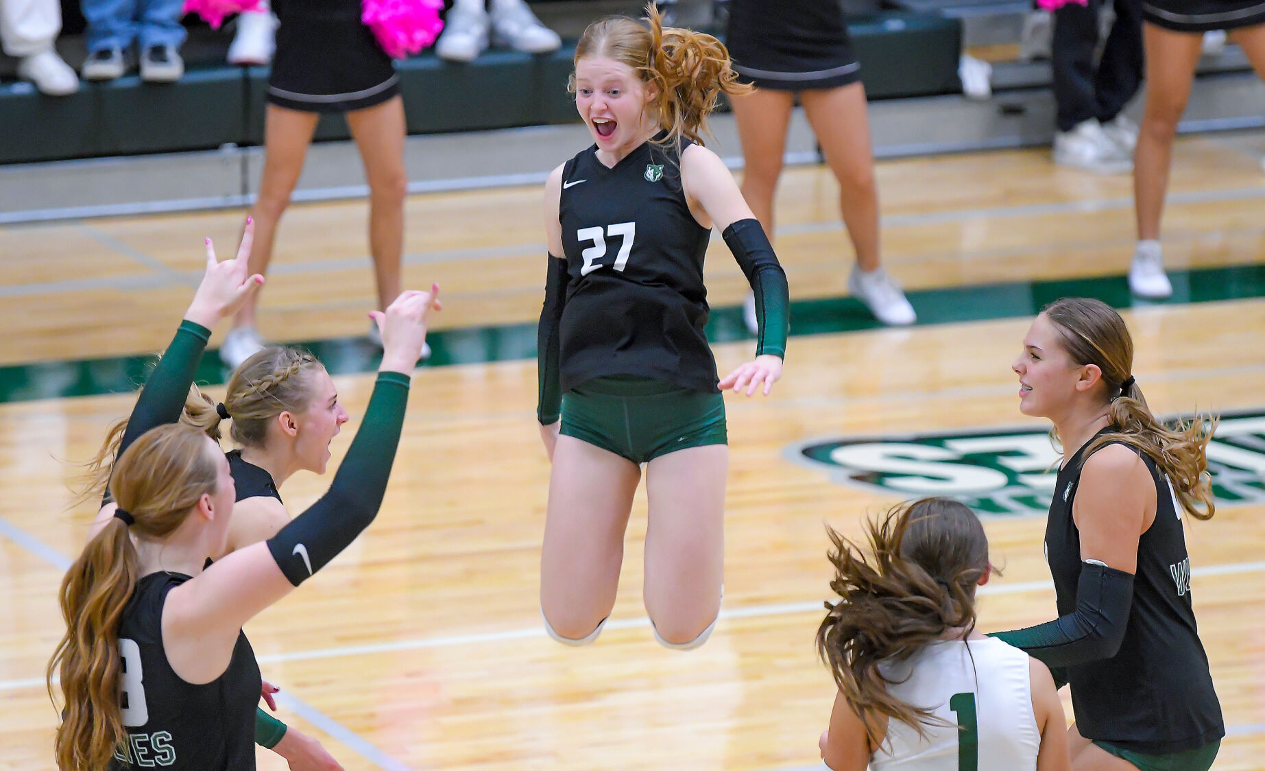 Prep volleyball: Wolves move into first place in region | School Sports ...