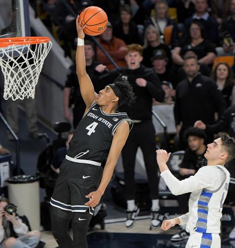 USU men’s basketball: Aggies spill some blood in latest win | Local ...