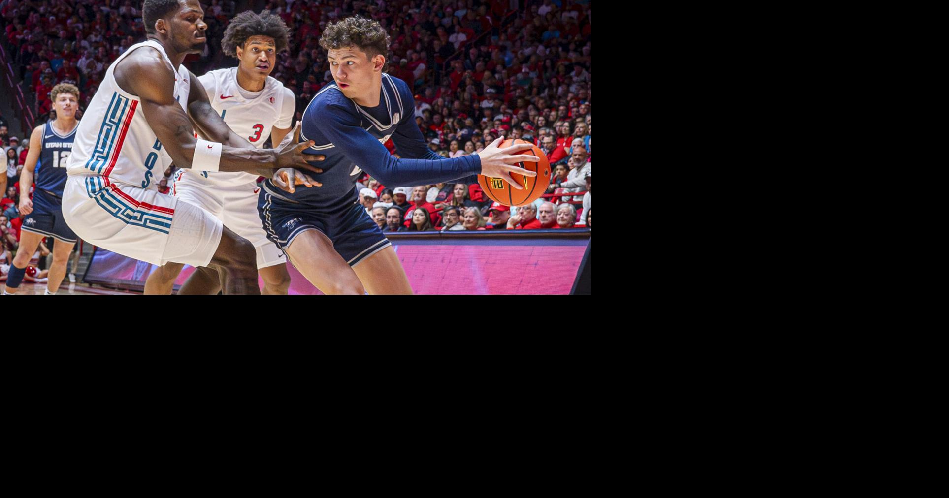 USU men’s basketball: Aggies come up short against Lobos | USU Sports | hjnews.com