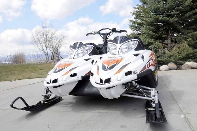 Local man's two-sled creation a unique snowmobiling experience | Z ...