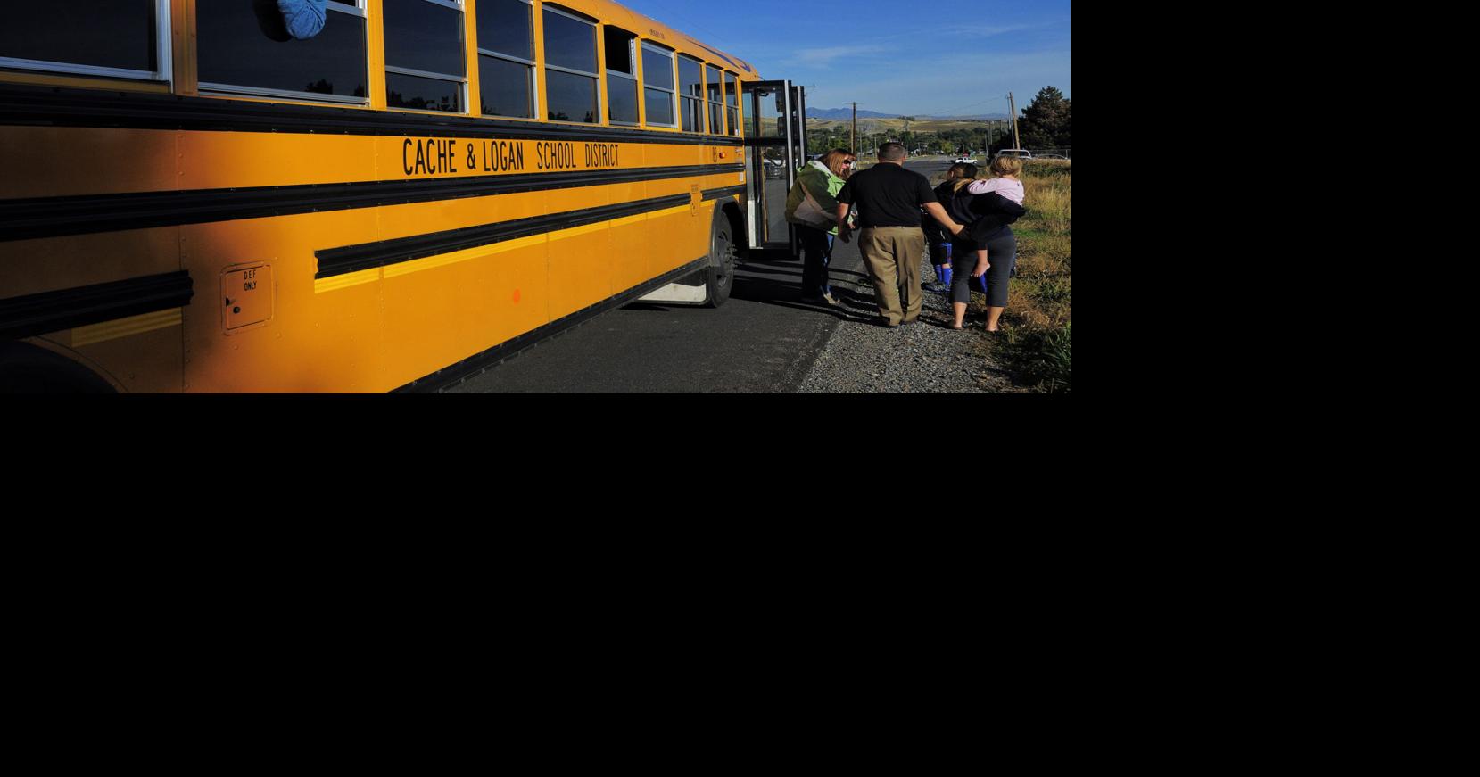 Update: Wellsville school bus hit by USU van; none injured | News ...