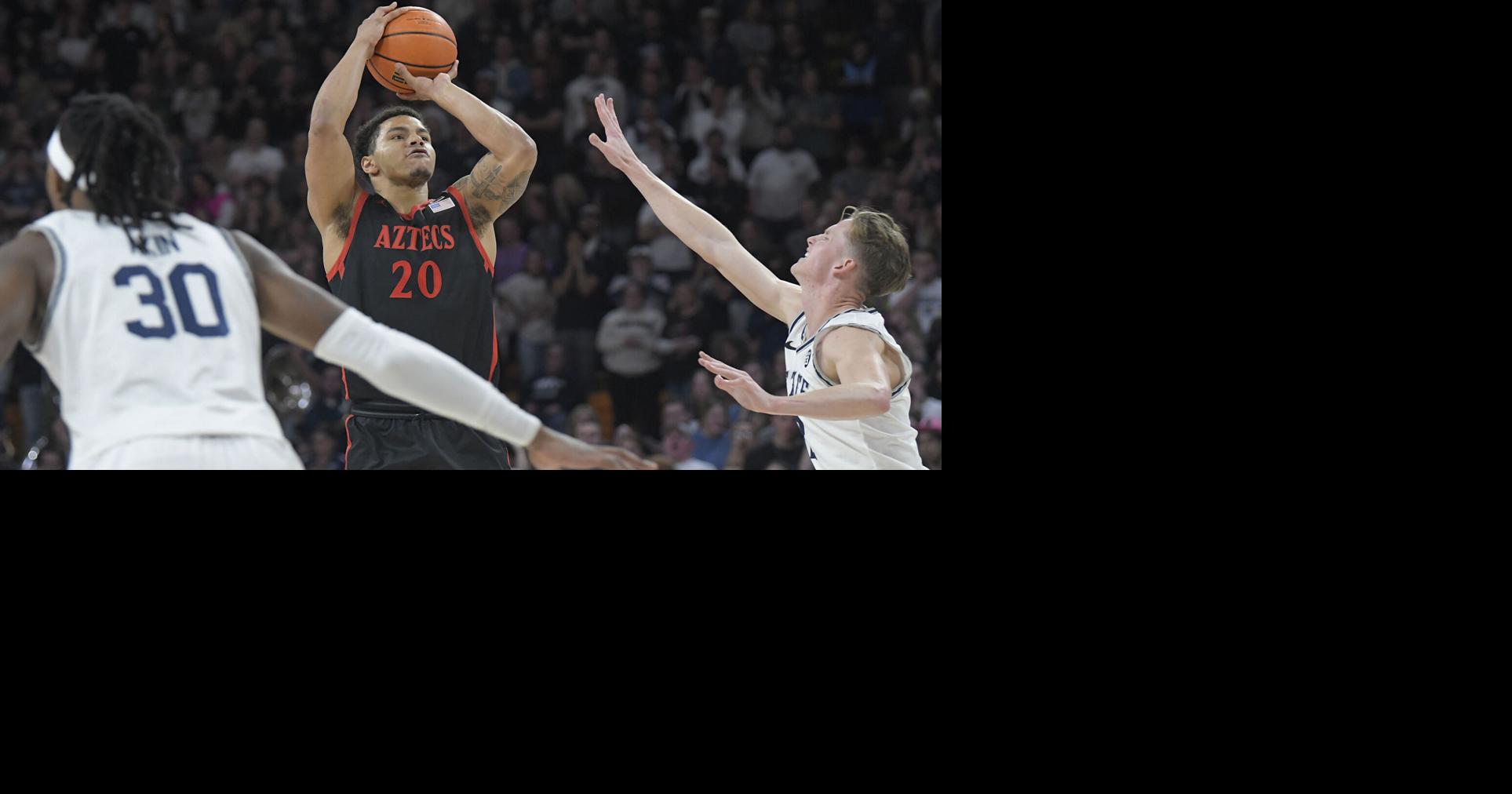 USU men’s basketball: Aggies come up short against No. 25 Aztecs | USU ...