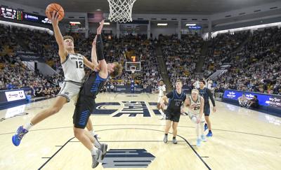 USU men’s basketball notebook: Falslev doing his part this season ...
