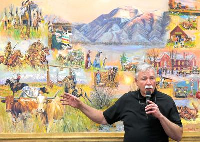 A history in pictures: Mural unveiled during Nibley Heritage Days ...