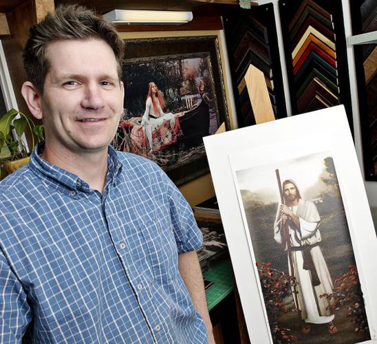 Preston artist Brent Borup looks to the heavens to try and touch hearts ...