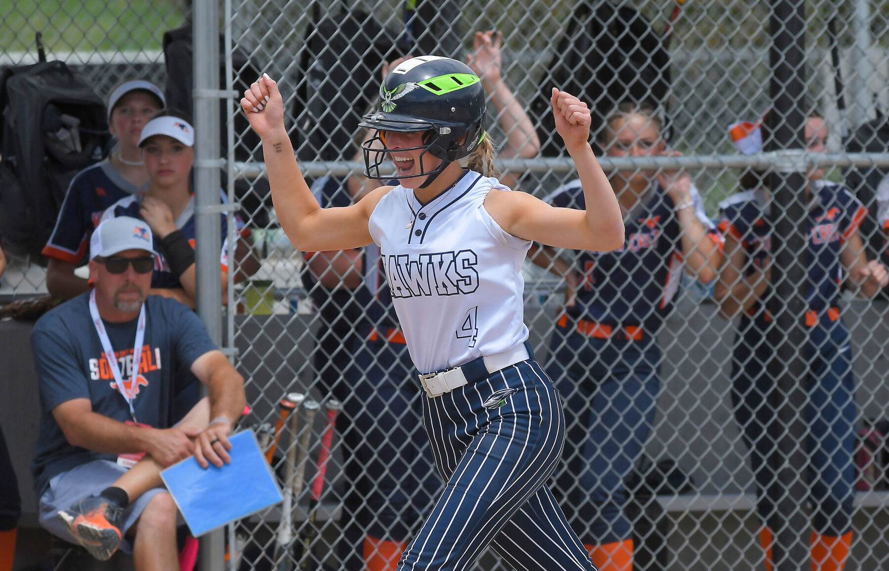 Prep softball: Riverhawks advance to championship series, Mustangs ...