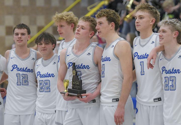 Prep boys hoops: Preston dominates again, caps off 25-1 season with 5A ...