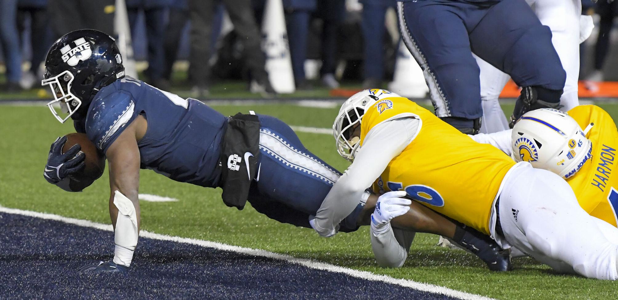 USU football: Aggies rally past Spartans, achieve bowl eligibility ...