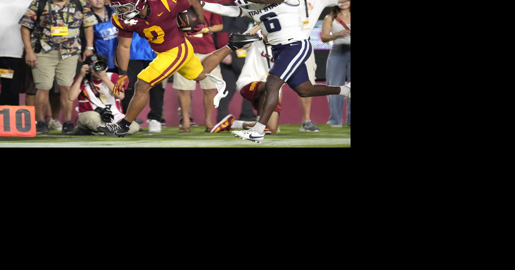 USU football: Aggies shut out by No. 13 Trojans in road opener | USU ...