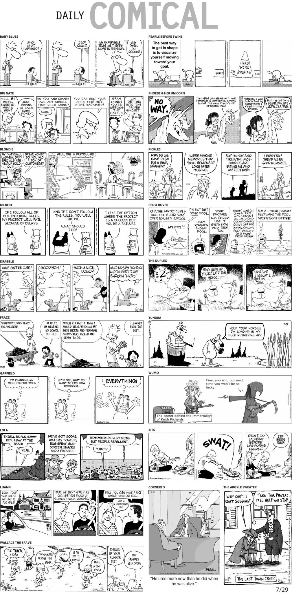 Monday comics July 29,2019 | Comics | hjnews.com