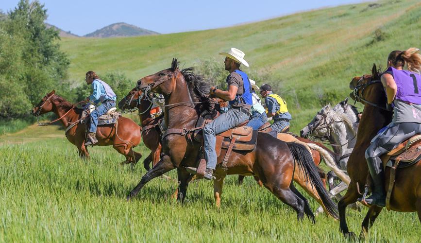 Riders raced horses and lawnmowers in two different Pony Express Days ...