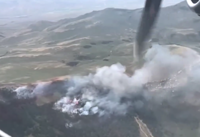 Forest fire surpasses 300 acres in northwestern Utah mountains of Box ...