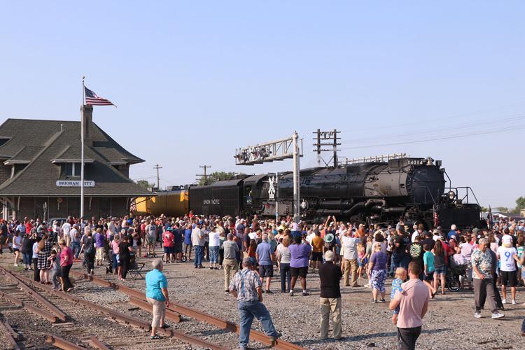 Union Pacific Big Boy No. 4014 trip from Brigham City to Cache Junction ...