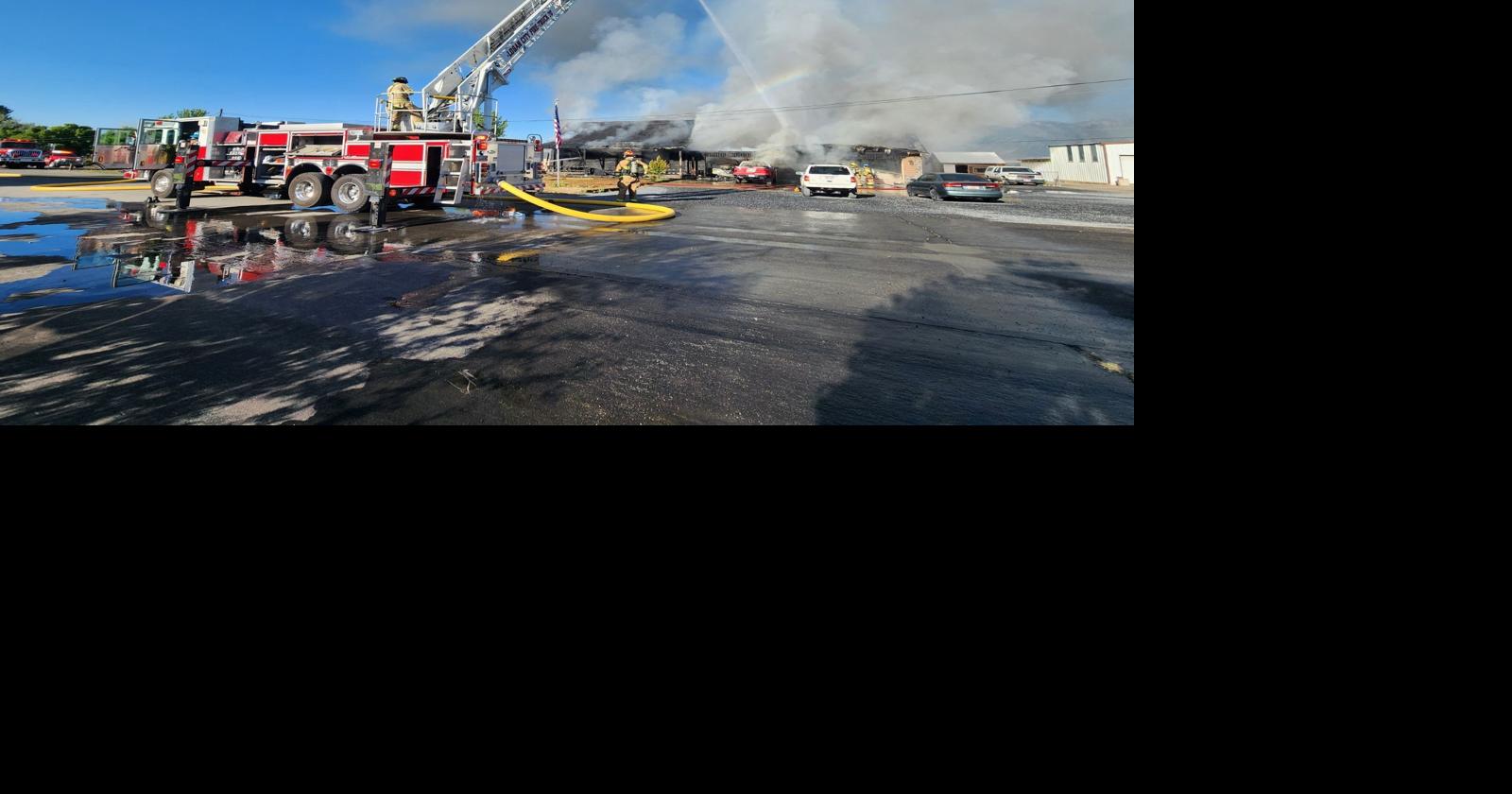 Cache Valley fire crews respond to multiple large fires Sunday | Local ...