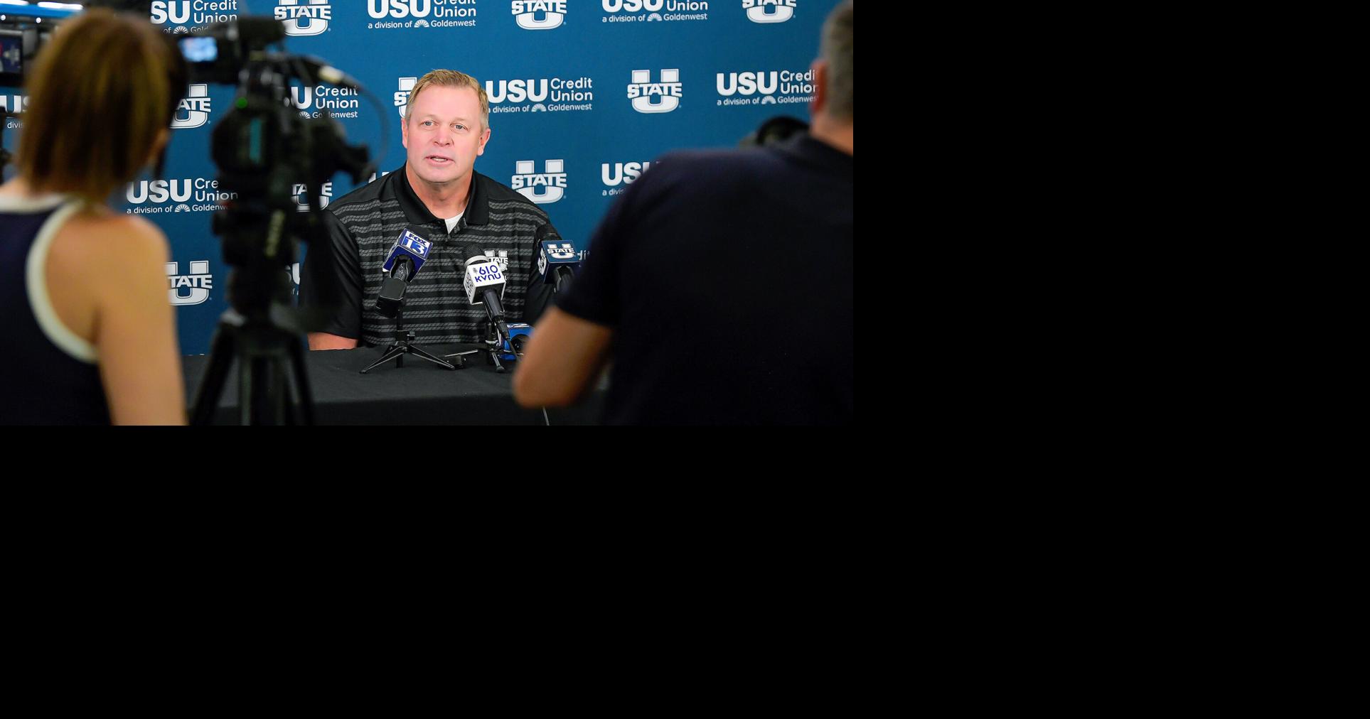USU football: Mendenhall addresses media prior to the start of fall ...