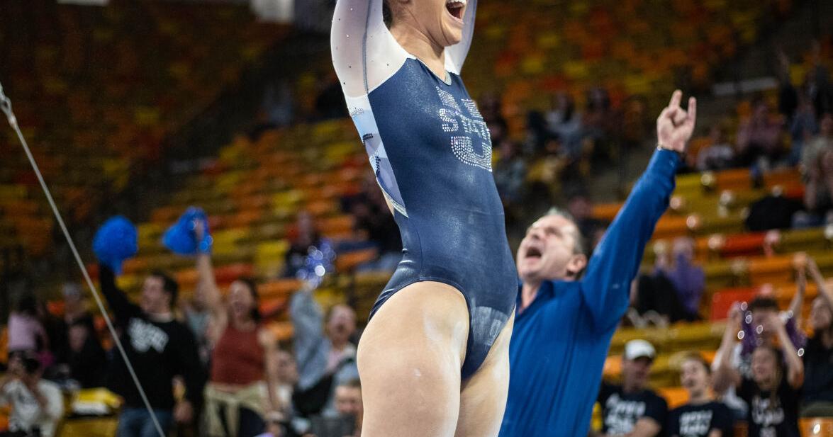 USU gymnastics: Aggies oh so close to capturing MW title; USU softball ...