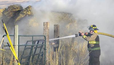 No injuries, building damaged in Cache Valley haystack fire | Accidents ...