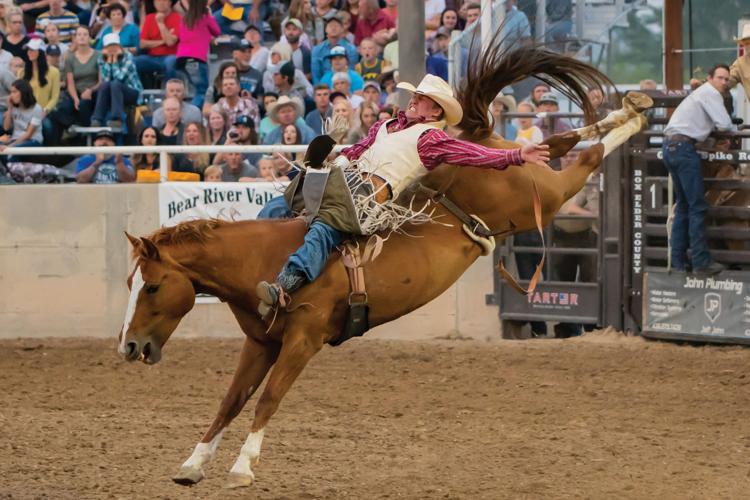 Local cowboy Bennett shines at Golden Spike Rodeo | Tremonton Leader ...