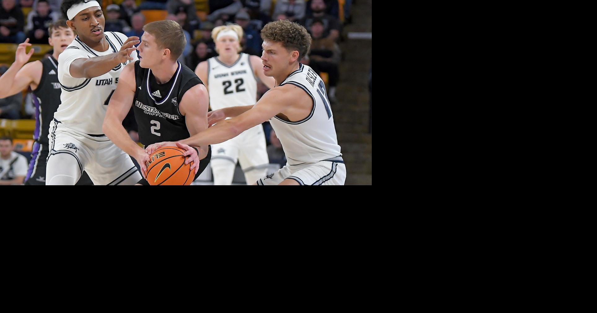 USU men’s basketball: Aggies reach 100 again, blast Griffins | USU ...