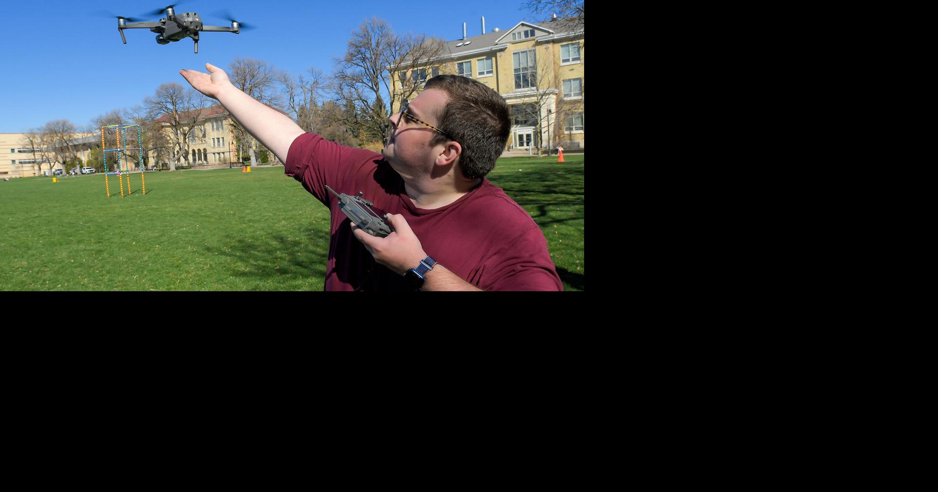 Drone Day at USU highlights students flying various drone types on ...