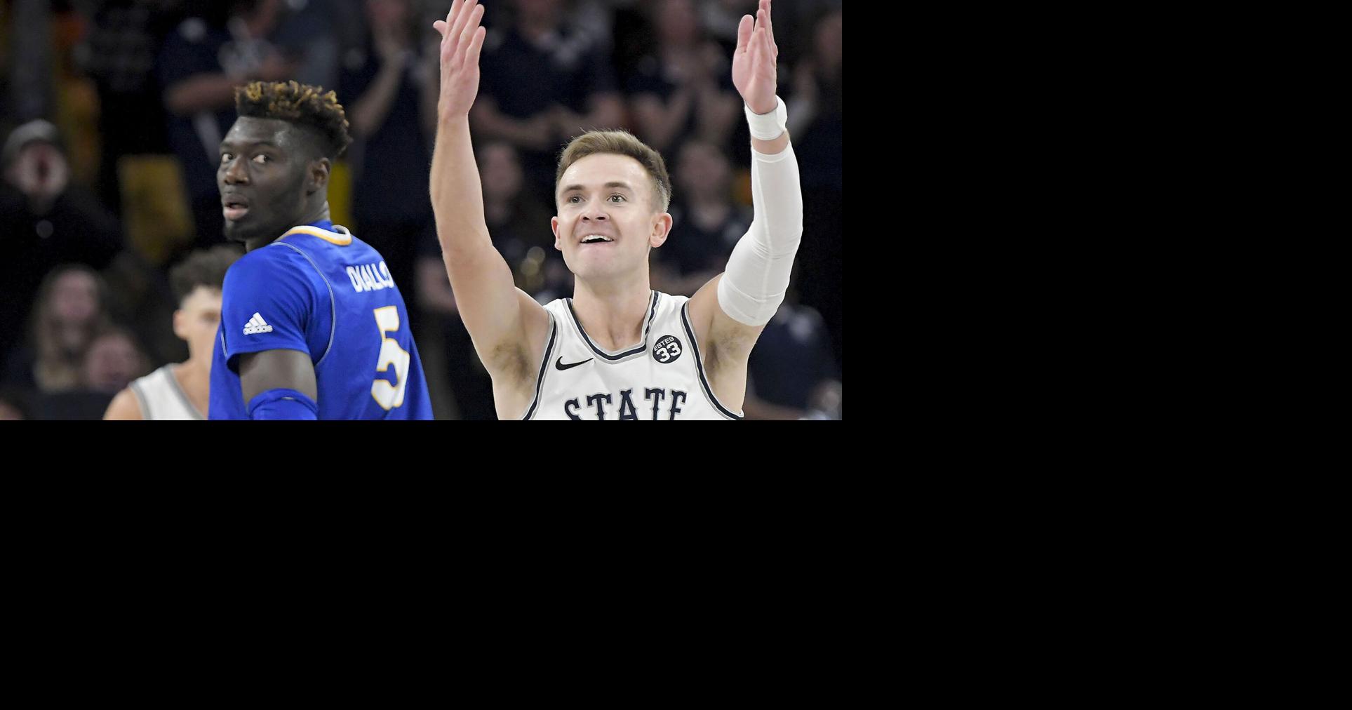 USU men’s basketball: Aggies rally to edge Spartans in final seconds ...