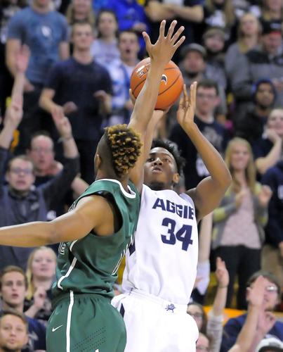 Photo Gallery: Utah State-Adams State Basketball | Multimedia | hjnews.com