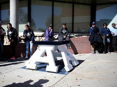 USU Eastern campuses get iconic Block A installed | Allaccess | hjnews.com