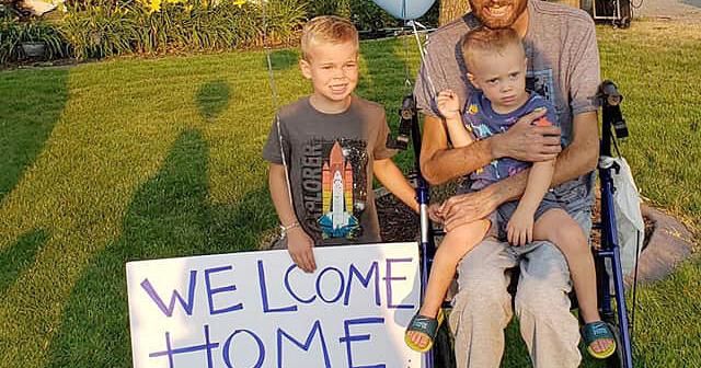 Newton residents welcome home liver transplant patient Luke Rigby ...