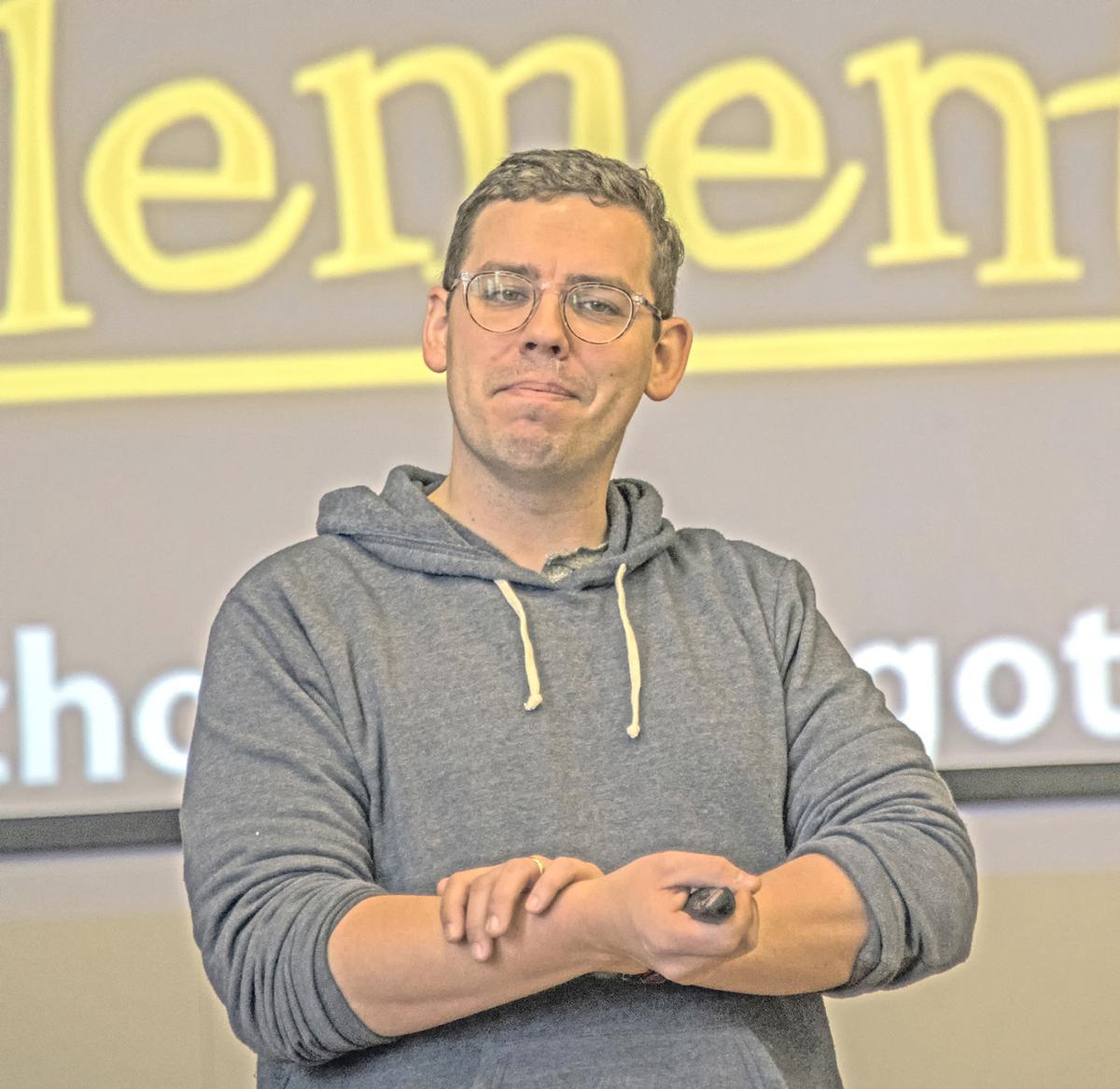 Best selling author Max Brallier visits his home town | Reading ...