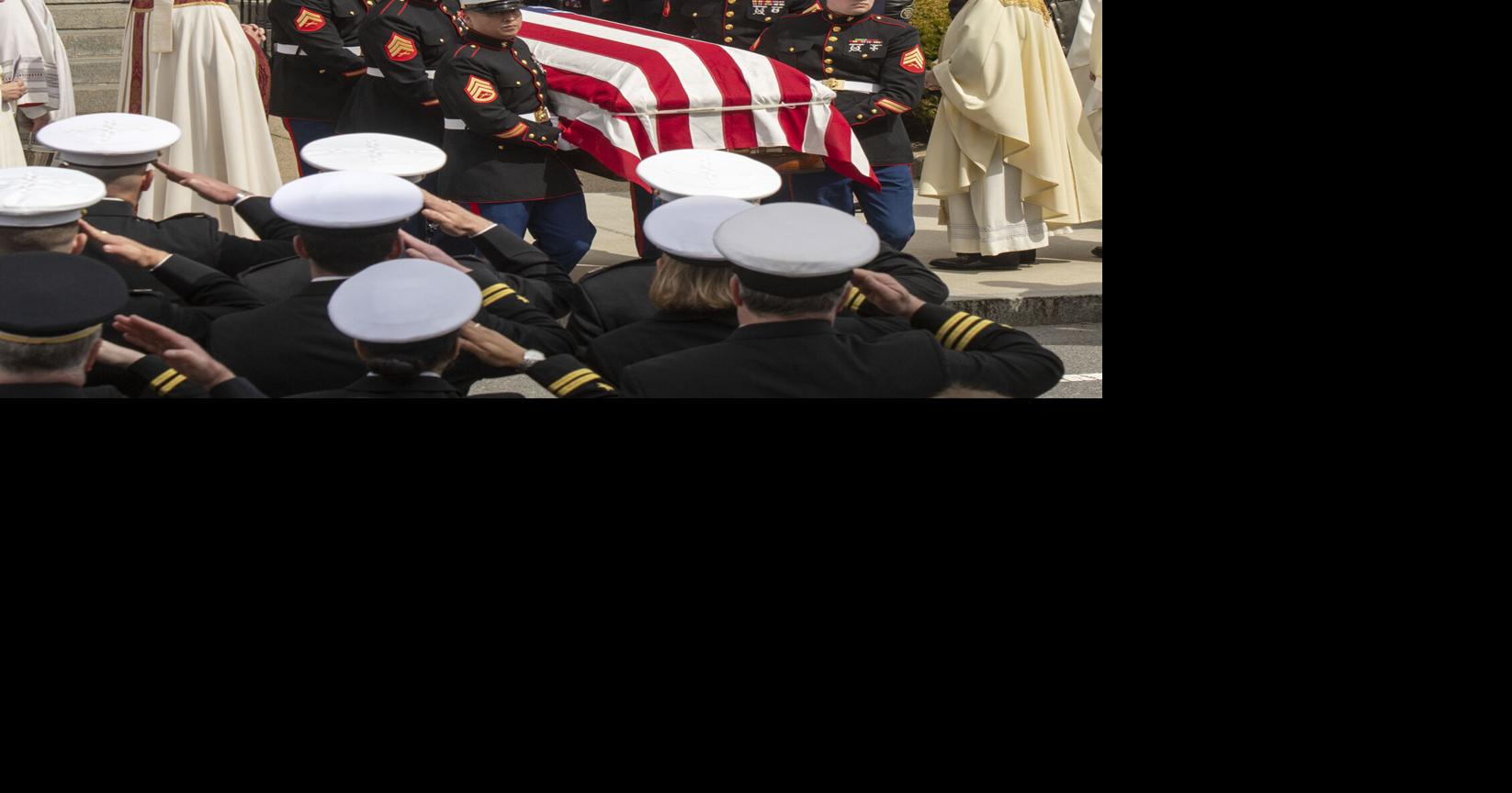 Hundreds line streets at funeral of fallen Marine | State ...