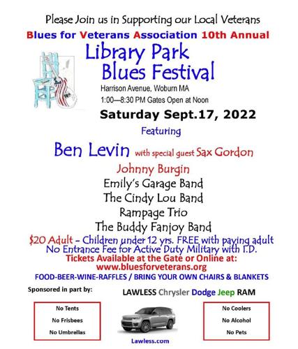 Blues for Veterans to host 10th annual music festival at Library Park ...